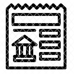 basic icon, document icon, ui icon, bank icon