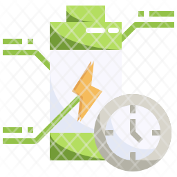 battery icon, flaticon icon, time icon, reminder icon, status icon ...