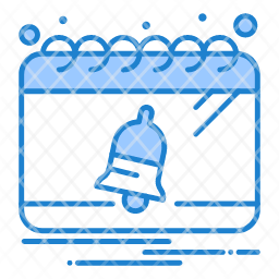 bell icon, calendar icon, date icon, notification icon