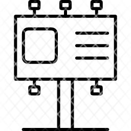 billboard icon, advertising icon, display icon, promotion icon, sign ...