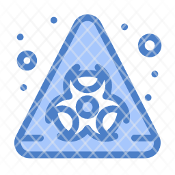 biohazard icon, biological icon, hazard icon