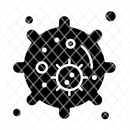 biology icon, cell icon, nucleus icon