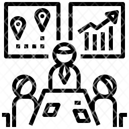 boardroom icon, meeting icon, conference icon, business icon, planner icon