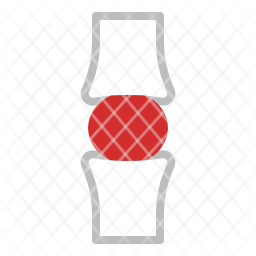 bone joints icon, knee joint icon, skeleton icon, bones icon, knee icon ...