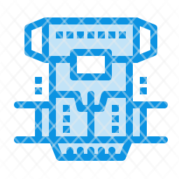 box icon, chamber icon, cryogenic icon, cryonics icon, cryotherapy icon