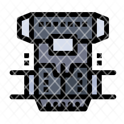 box icon, chamber icon, cryogenic icon, cryonics icon, cryotherapy icon