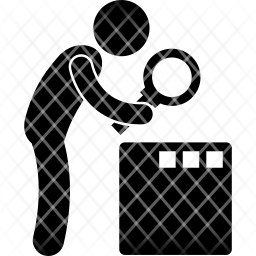 box icon, checking icon, container icon, inspect icon, logistic icon ...