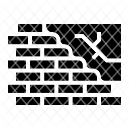 brick icon, building icon, construction icon, wall icon, work icon