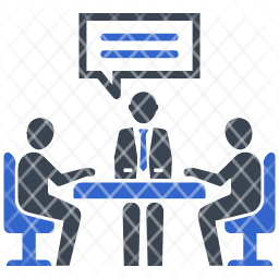 business meeting icon, job interview icon, teamwork icon, interview ...