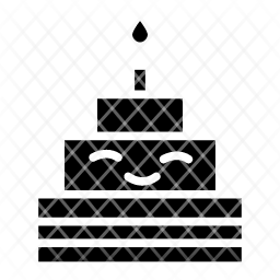 cake icon, patty icon, pattie icon, galette icon, fritter icon ...