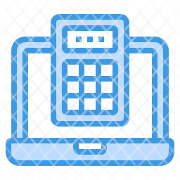 calculator icon, count icon, laptop icon, computer icon, application icon