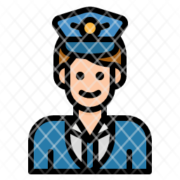 captain icon, pilot icon, hat icon, avatar icon, aircrew icon