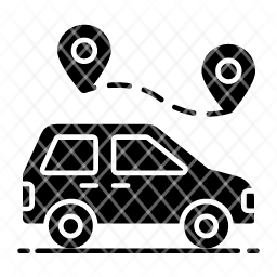 car location icon, car icon, direction icon, route icon, location icon