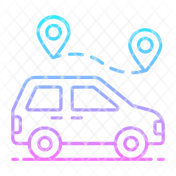 car location icon, car icon, direction icon, route icon, location icon