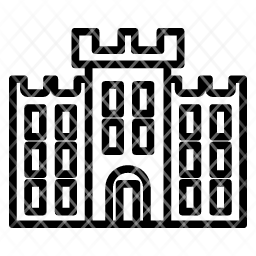 castle icon, building icon, temple icon, church icon, mosque icon ...