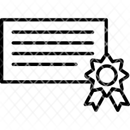 certificate icon, credential icon, recognition icon, diploma icon ...