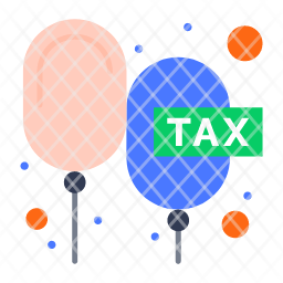 charge icon, duties icon, floating icon, payable icon, rate icon