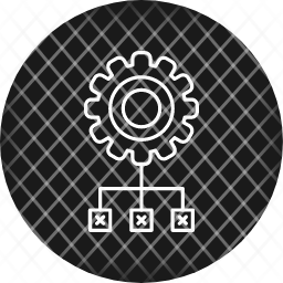 chart icon, connection icon, diagram icon, network icon, plan icon ...