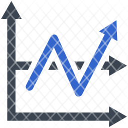 chart icon, graph icon, line icon, analytics icon, profit icon, up icon ...