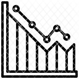 charts icon, and icon, diagrams icon, expand icon, decrease icon, loss icon, business icon ...