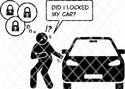 checking icon, doubt icon, ocd icon, obsessive icon, compulsive icon ...