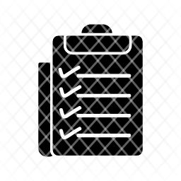 checklist icon, meeting icon, agenda icon, notes icon, meetingnotes icon