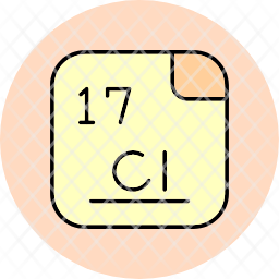 chlorine icon, periodic icon, table icon, atom icon, atomic icon ...
