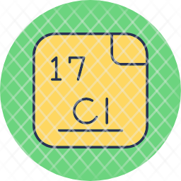 chlorine icon, periodic icon, table icon, atom icon, atomic icon ...