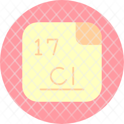 chlorine icon, periodic icon, table icon, atom icon, atomic icon ...