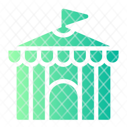 circus icon, amusement icon, park icon, entertainment icon, tent icon ...