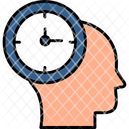 clock icon, face icon, head icon, mental icon, mind icon, planning icon ...