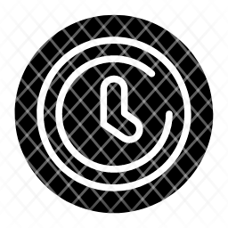 clock icon, time icon, watch icon, needle icon, hour icon, minute icon ...