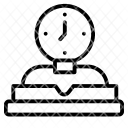 clock icon, time icon, watch icon, needle icon, hour icon, minute icon ...