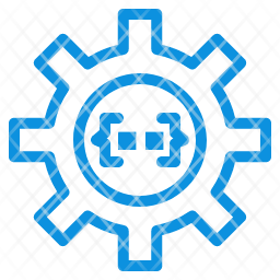 coding icon, cog icon, develop icon, development icon, process icon
