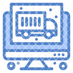 computer icon, truck icon, economy icon