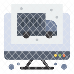 computer icon, truck icon, economy icon
