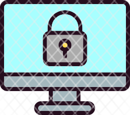 connect icon, display icon, internet icon, lock icon, padlock icon ...