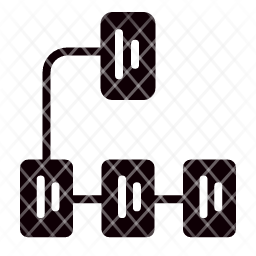 connected icon, connect icon, chart icon, graphic icon, technology icon ...