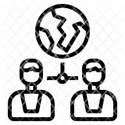 connection icon, corporate icon, information icon, meeting icon, office ...