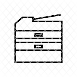 copier icon, copy icon, machine icon, photocopy icon, electronic icon