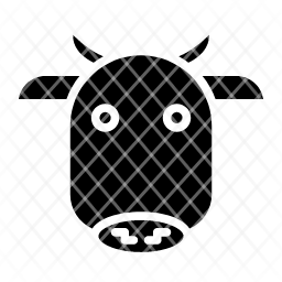 cow icon, domestic icon, animal icon, milk icon, herd icon, oxen icon ...