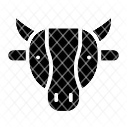 cow icon, domestic icon, animal icon, milk icon, herd icon, oxen icon ...