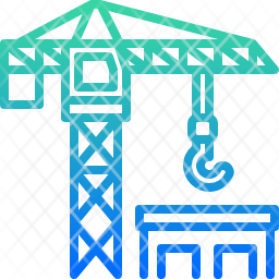 crane icon, structure icon, construction icon, build icon