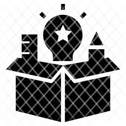 creativity icon, idea icon, innovation icon, product icon, npd icon