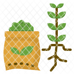 crops icon, agriculture icon, rice icon, tea icon, organic icon, plant ...