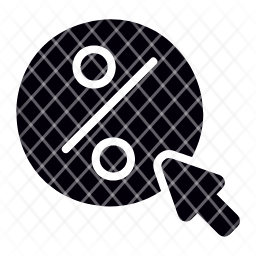 ctr icon, click icon, through icon, rate icon, percentage icon ...