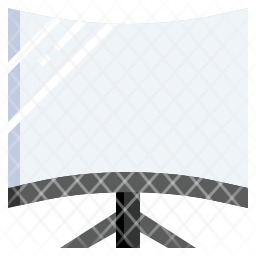 curved icon, screen icon, monitor icon, desktop icon, electronics icon ...