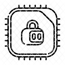 cyber icon, security icon, protectionchip icon, computer icon, safety ...