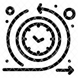 cycle icon, time icon, regular icon, routine icon, process icon