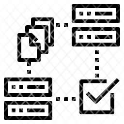 data icon, check icon, mark icon, false icon